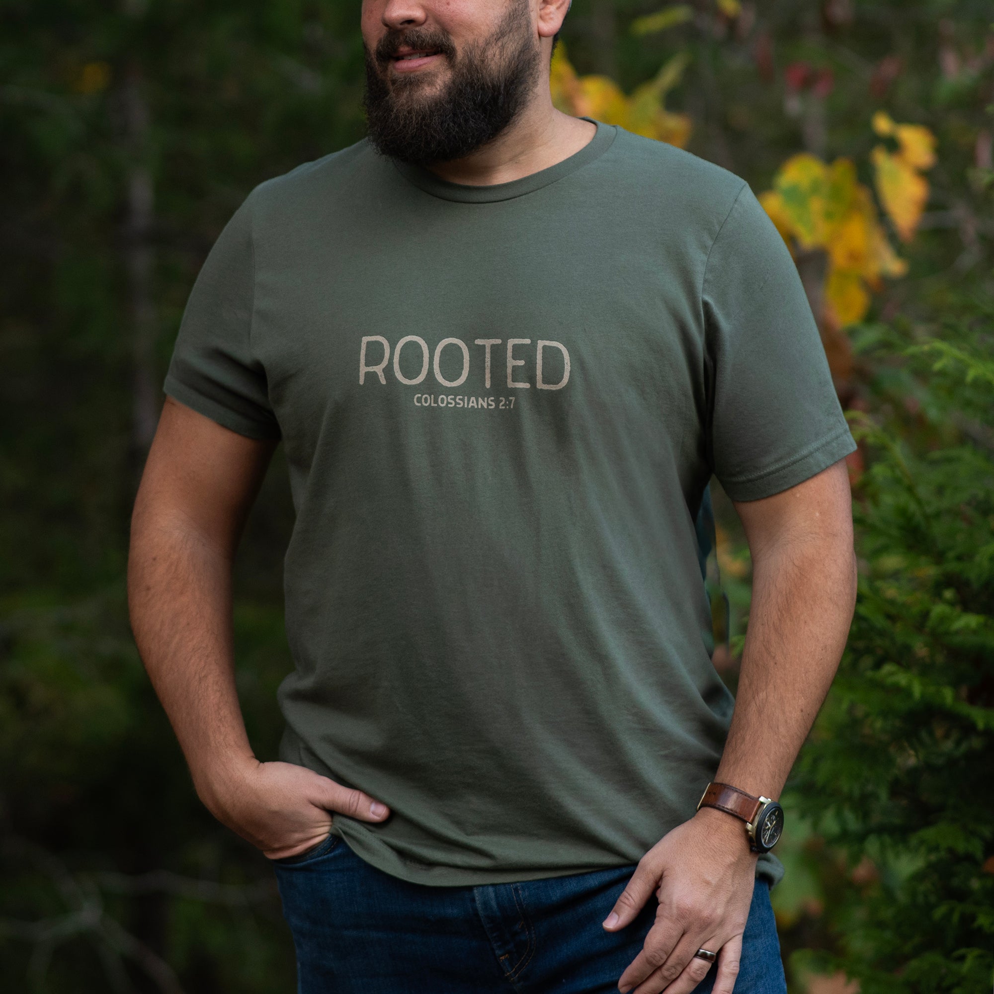 Rooted T-Shirt – Vibrant Rock